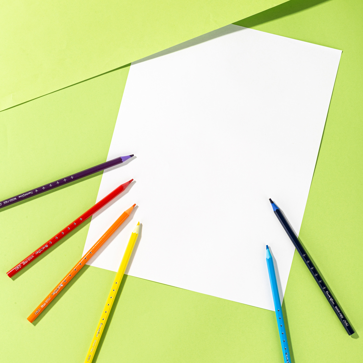 Deli ENOVATION Colour Pencil Wood-Free (12/18/24 Colors) Pensel Warna ...