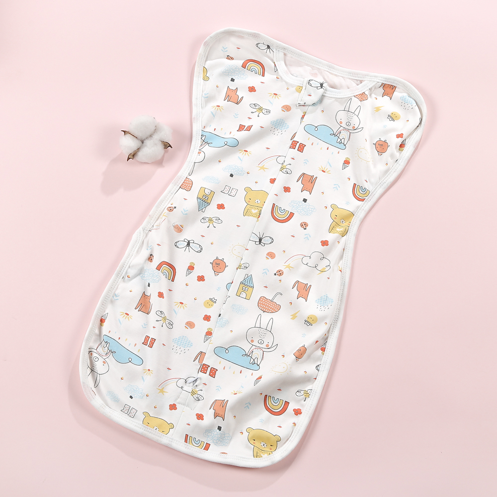ZIP BABY SWADDLE Newborn Baby Sleeping Bag Blanket Bedung Bayi Instant ...