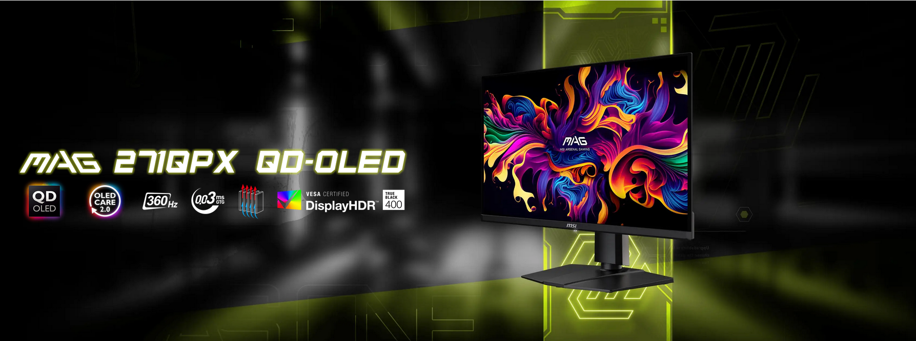 MSI Mag Series QD-OLED Gaming Monitor MAG321UPX|MAG271QPX|MPG321URX(0 ...