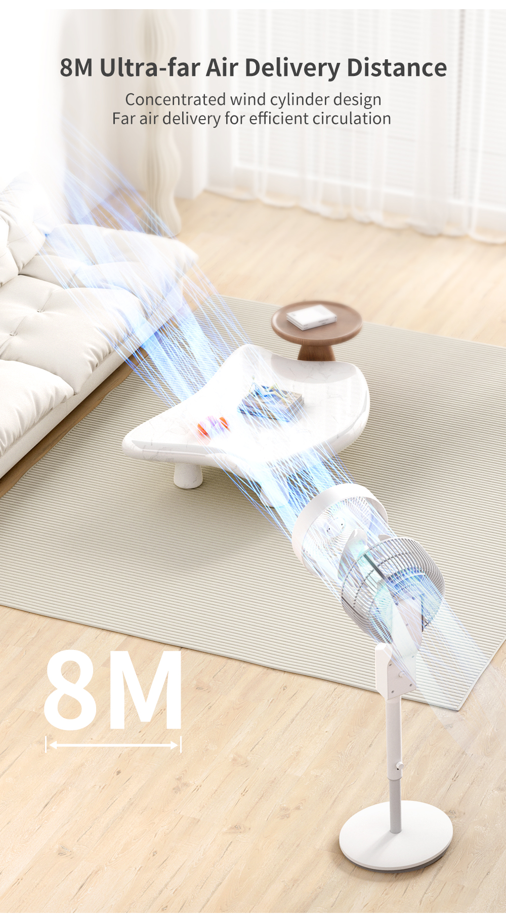 Simplus Air Circulation Fan | Household Vertical|Standing Fan | 3 Wind ...