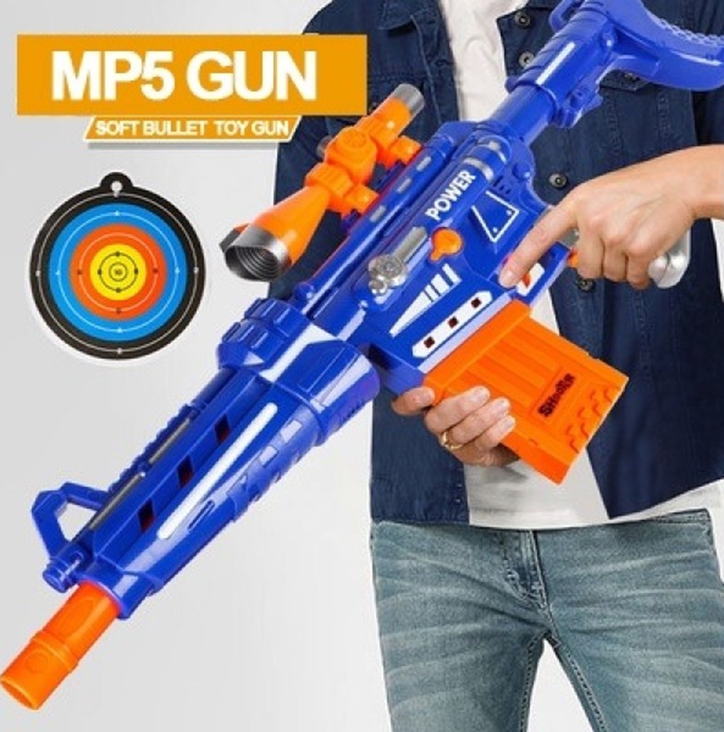Soft Bullet Gun Blaster For Kid Or Adults /pistol peluru lembut ...