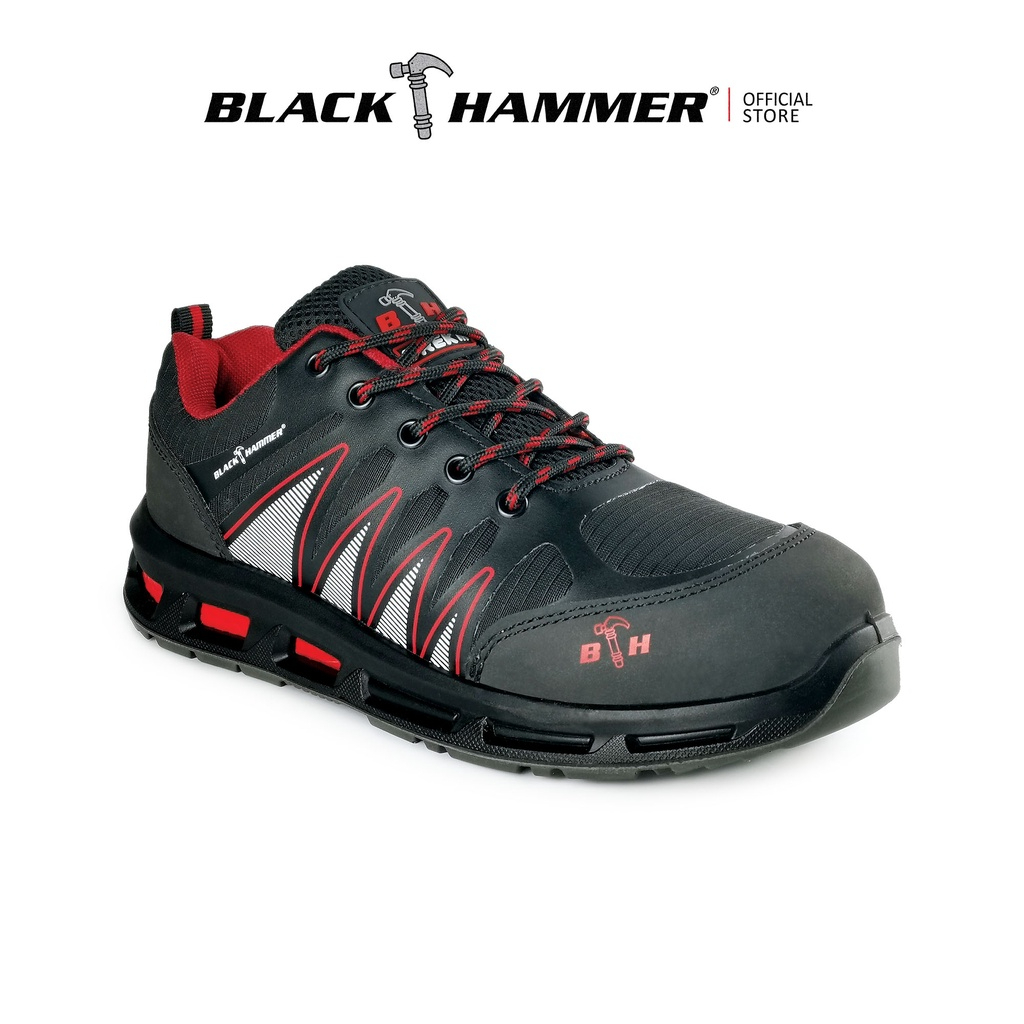 Black Hammer Men Sport Series Low Cut Safety Shoes BHS201625 | Shopee ...