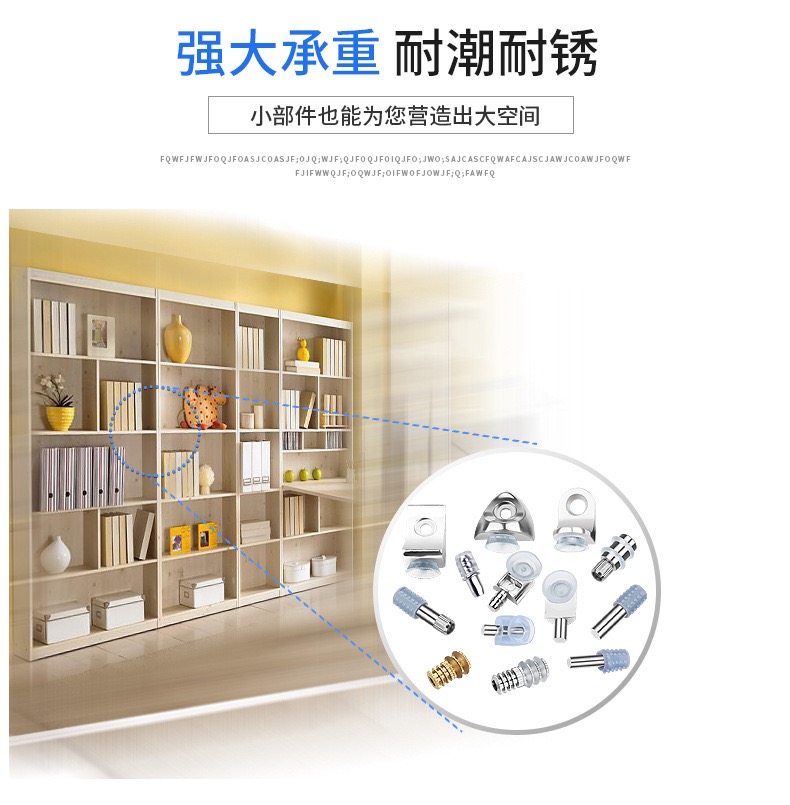 ClassAHW Glass Stud Holder Bracket Stud Pin Support Clip 8mm 10mm Zinc ...
