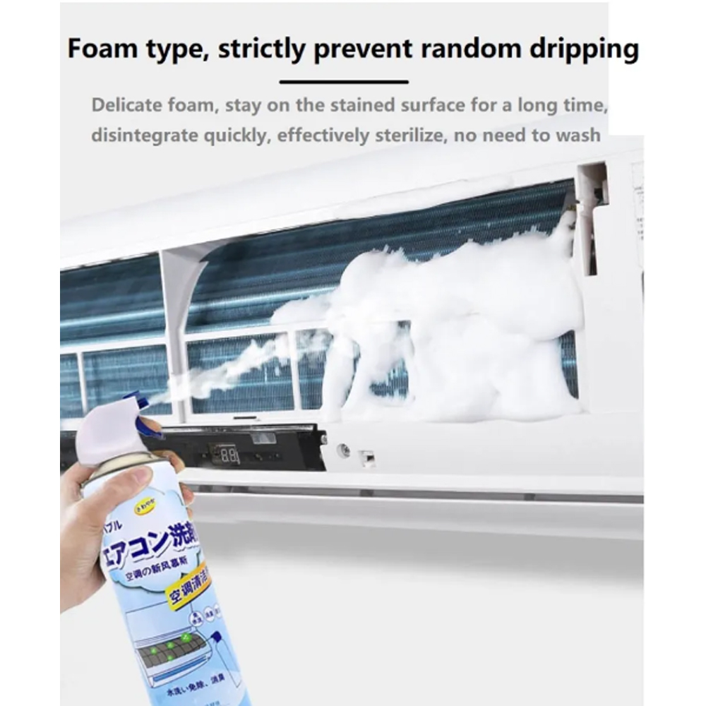 500ml Aircond Cleaner Spray Air Conditioner Cleaner Spray Pembersih ...