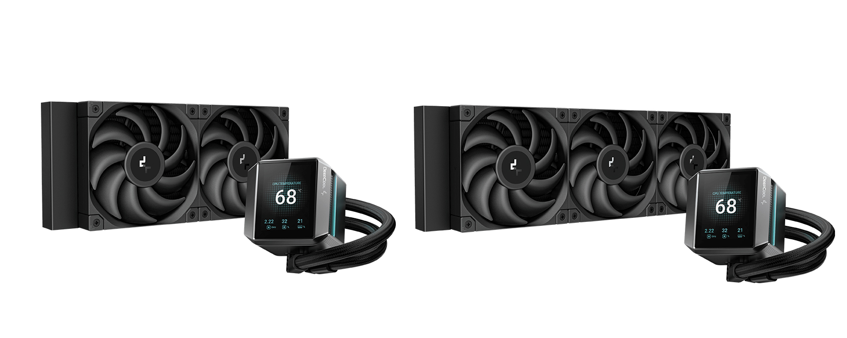 Deepcool Mystique 240/360 AIO Liquid Cooling With TFT LCD Screen (2.8 ...