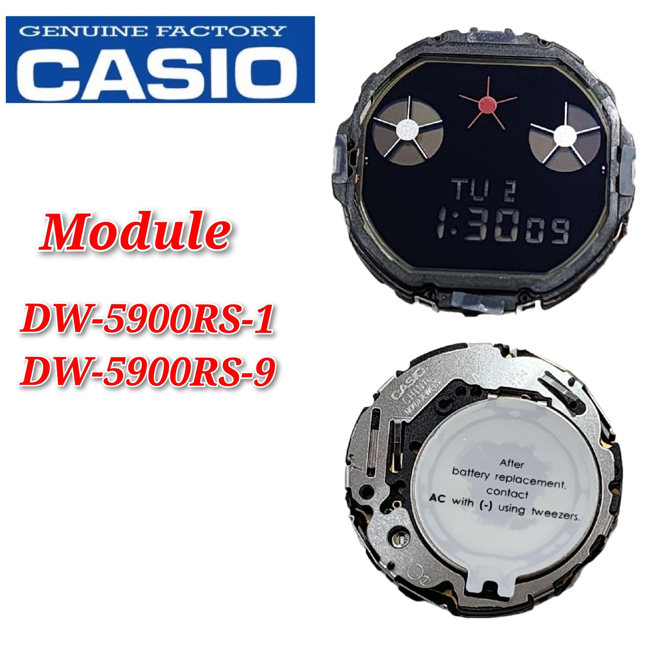 Casio G-Shock DW-5900RS-1 / DW-5900RS-9 Replacement Parts - MODULE ...