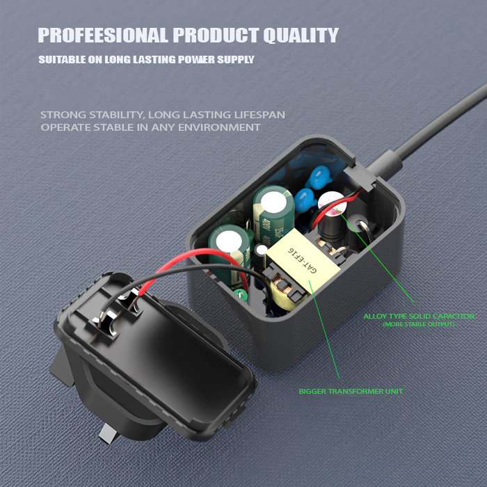 AC to DC Power Adapter 12V UK Plug Charger Connector UKCA/CE Certified ...