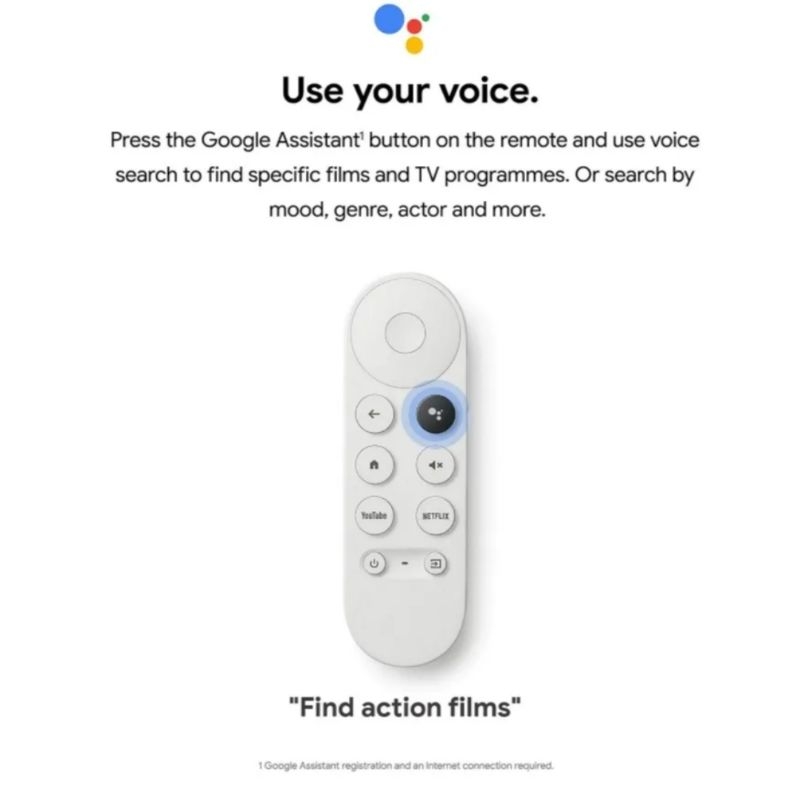 Google Chromecast G9N9N Bluetooth Voice Google Remote Control Only ( High Quality ) | Shopee ...