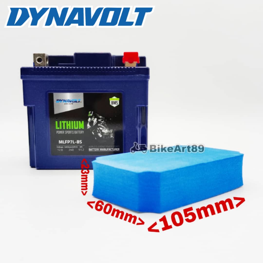 DYNAVOLT Lithium Bateri Battery MLFP7L-BS YTX7L YTZ8V YTZ8 KLX CBR ...
