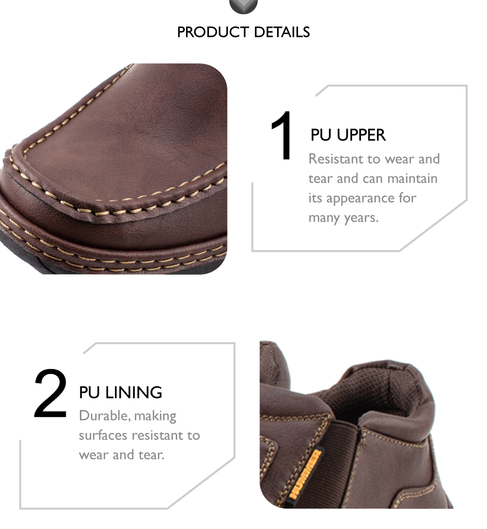 HUMMER Men's Parker 3 Casual Slip-On Shoes -H5242-WE3S-3P-BROWN ...