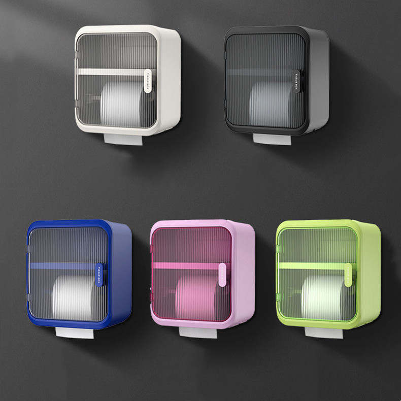 Toilet Paper Roll Tissue Box Holder Container Sanitary Multi Storage ...