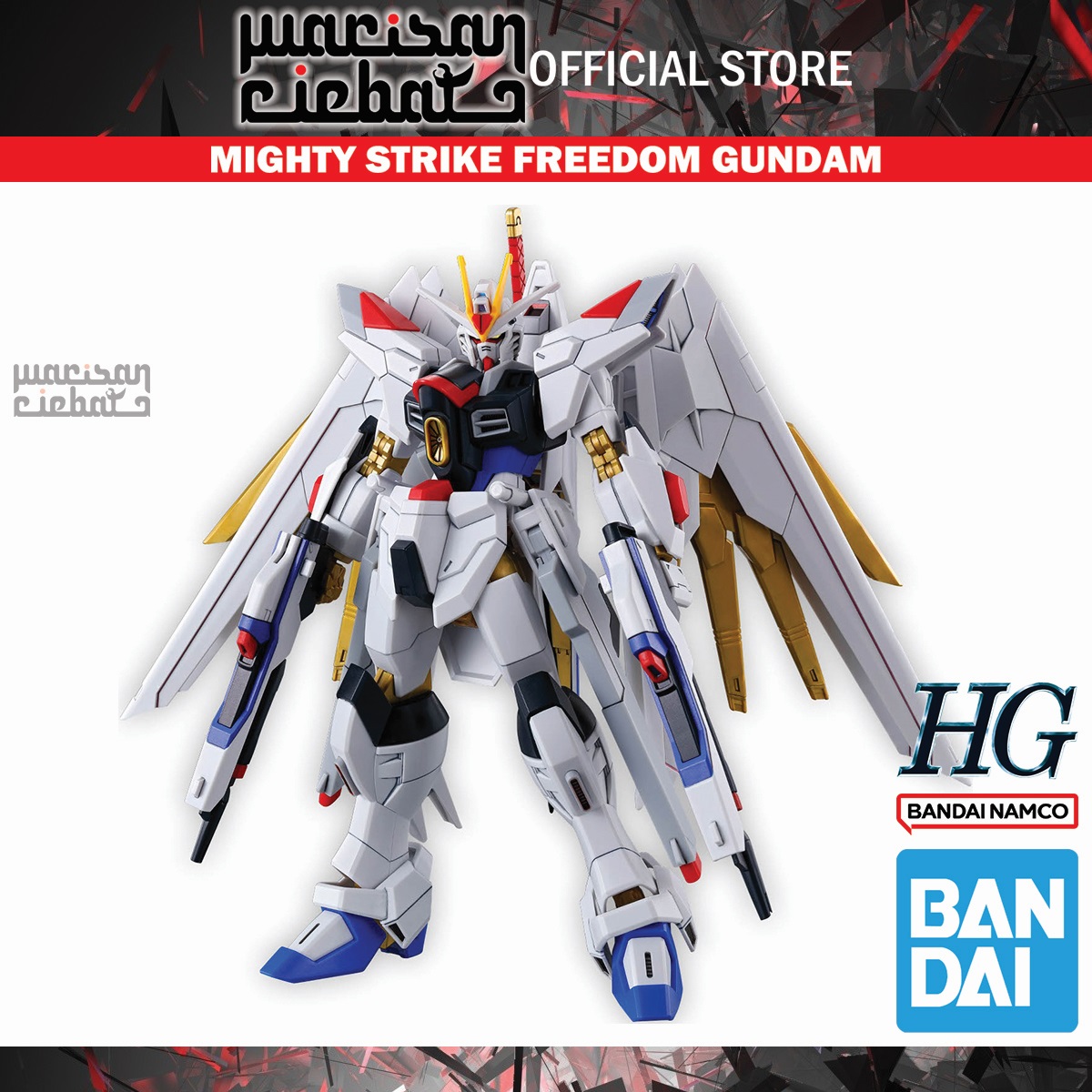 Bandai HG Cosmic Era 1/144 Mighty Strike Freedom Gundam (Gundam Seed Freedom) | Shopee Malaysia