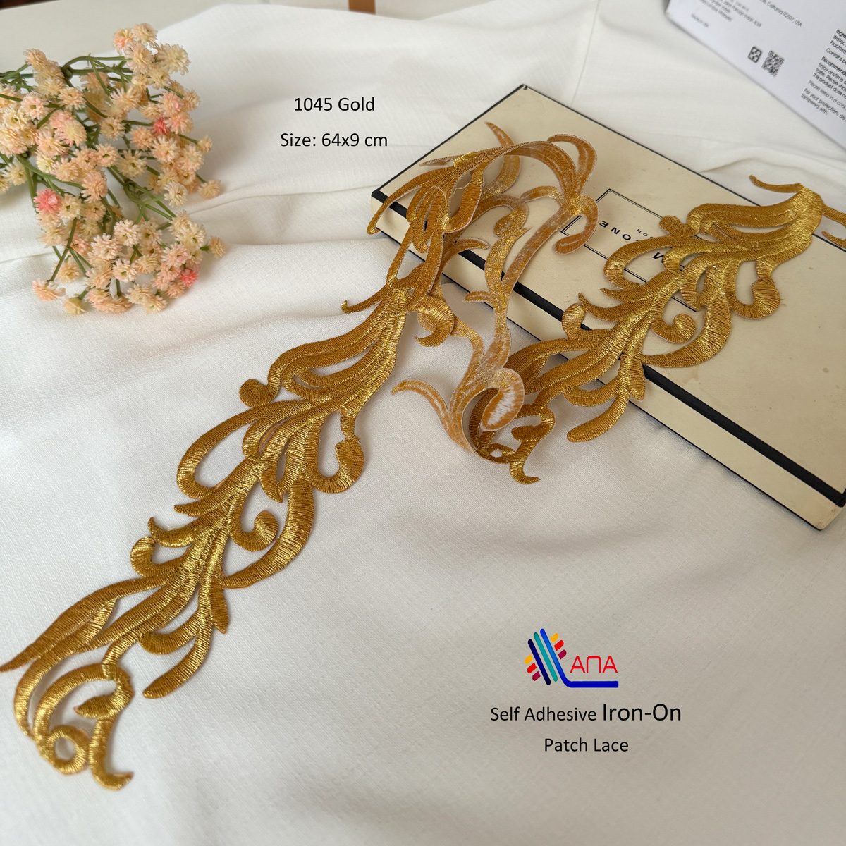 Self Adhesive Iron-on Patches Lace Suitable For DIY Lace Embroidery ...