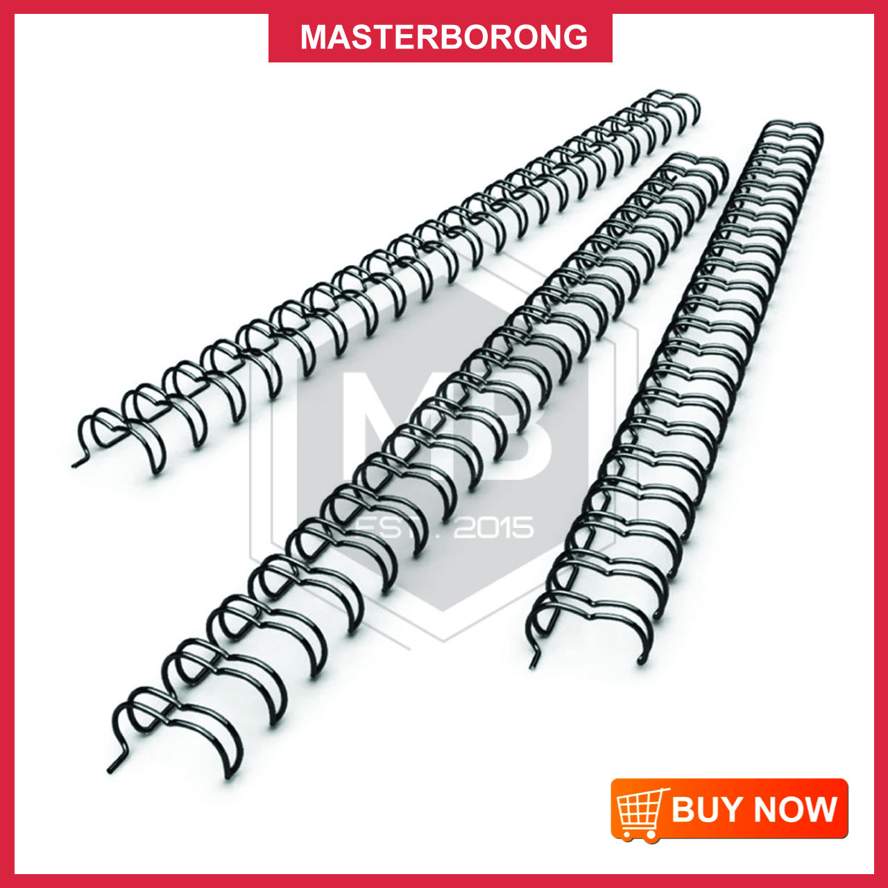 masterborong Wire Comb Binding Comb Steel Wire Binding Spines Wire O ...