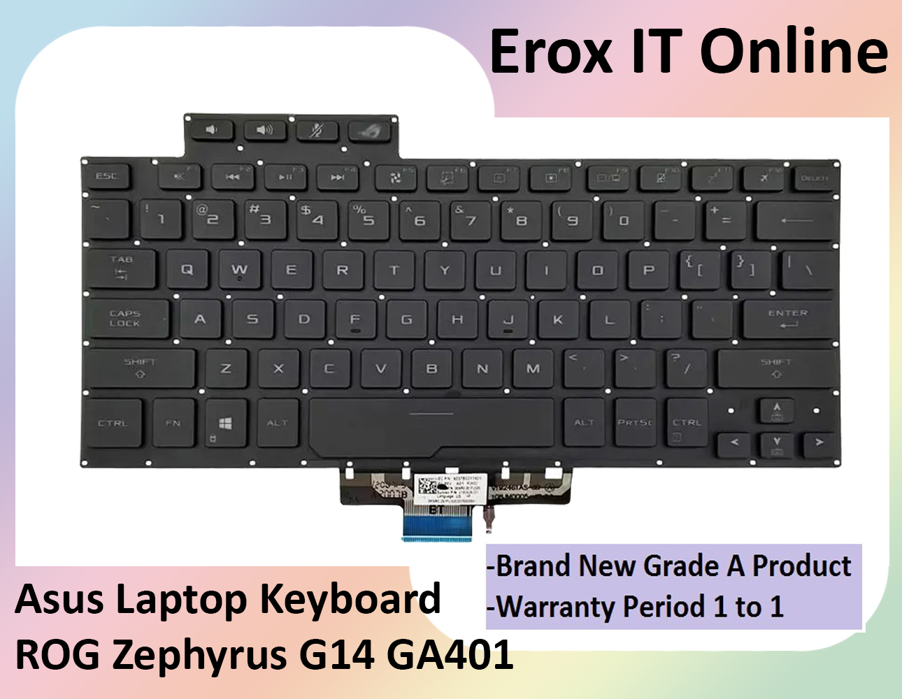 ASUS ROG Zephyrus G14 GA401 GA401U GA401M GA401I V192461B2 V192461B2 ...