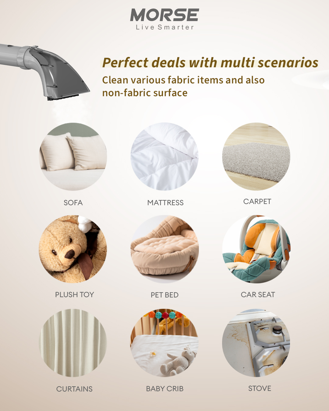 Morse Fabric Washer Vacuum G3A | Shopee Malaysia