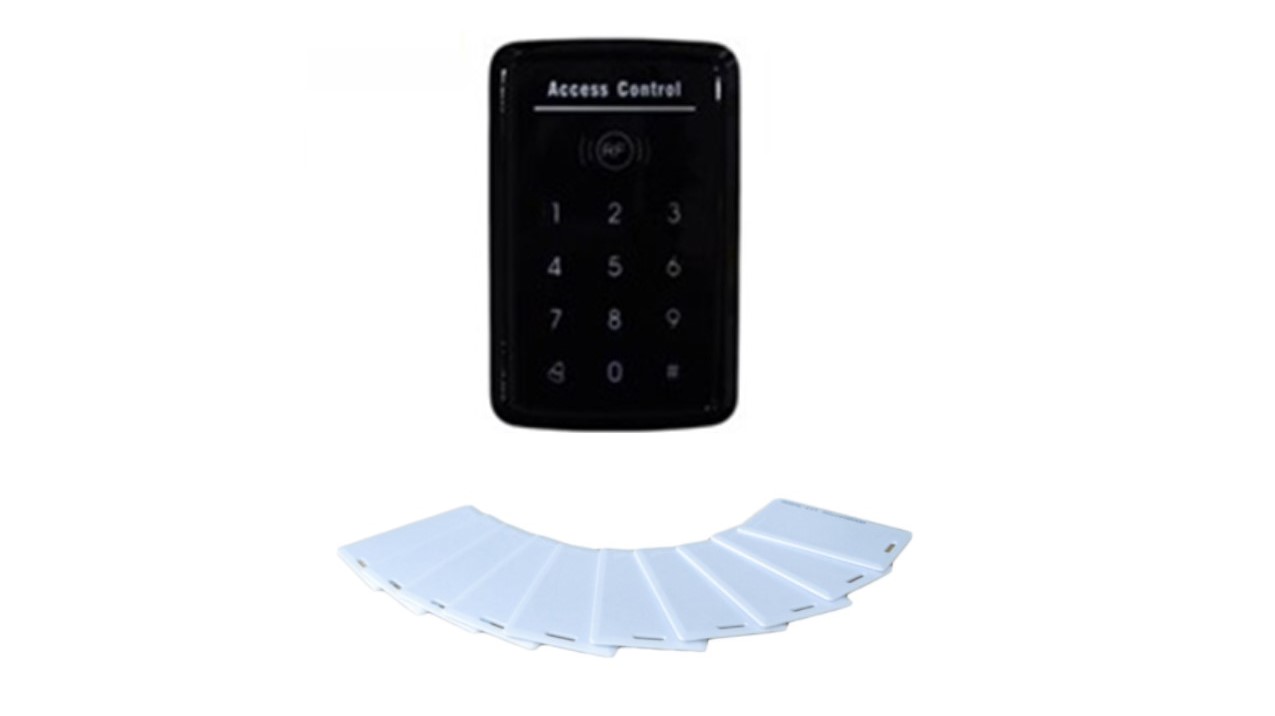 Standalone Door Access RFID ID Magnetic EM Lock Package Set with Power ...
