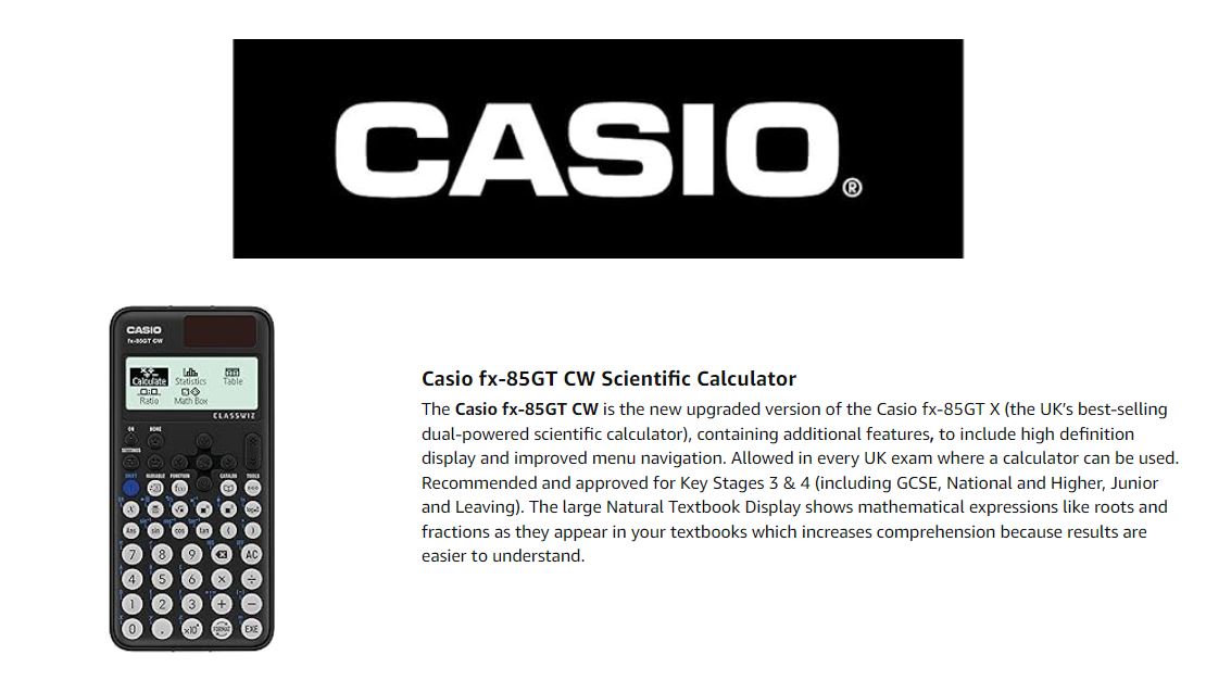 Casio FX-85GTCW Scientific Calculator, Black | Shopee Malaysia