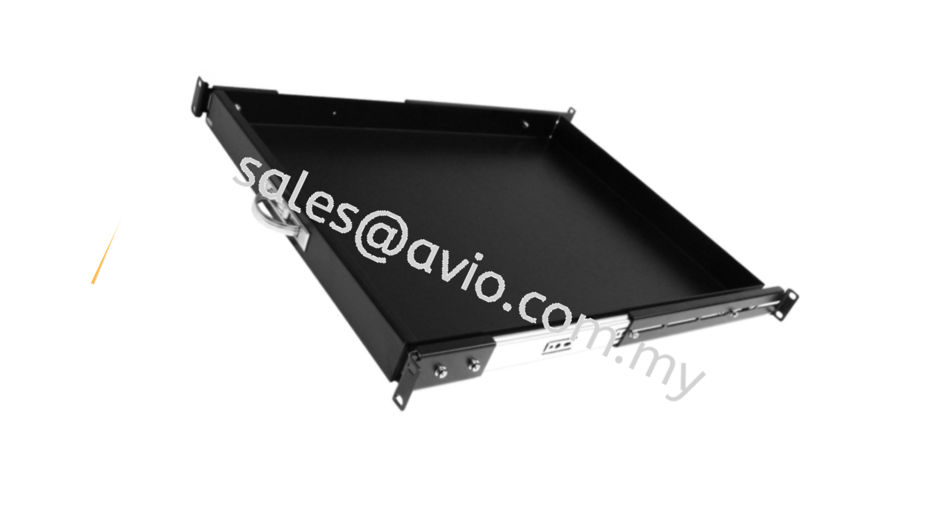 Server Rack 1U Sliding Drawer Tray Thick Heavy Duty for Keyboard 500mm ...
