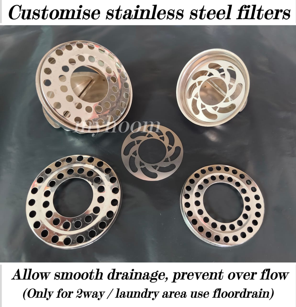 Stainless Steel Floor Drain 15x15cm/Bamboo/GmsN/ChsN Floor Drain ...