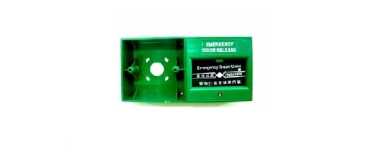 Emergency Break Glass Green Color to Release Door Access Control ...