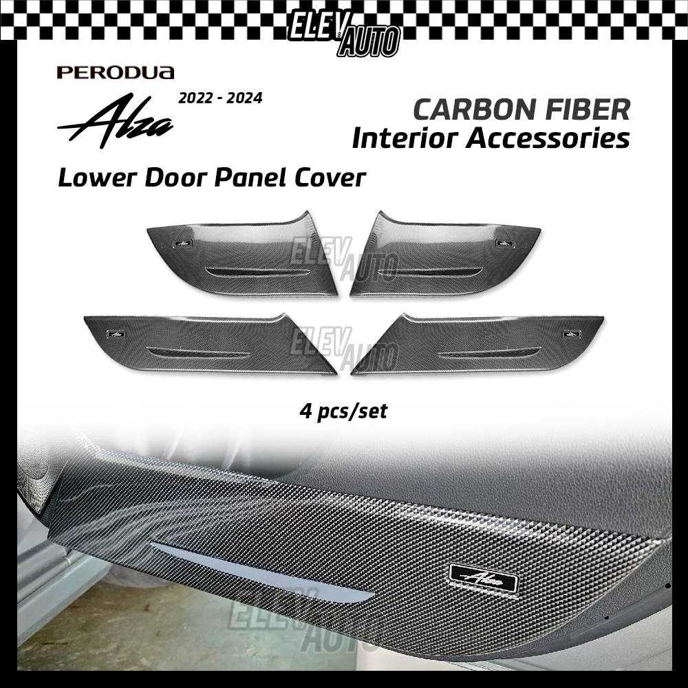 Perodua Alza 2022-2024 CARBON FIBER Interior Accessories Steering Wheel ...
