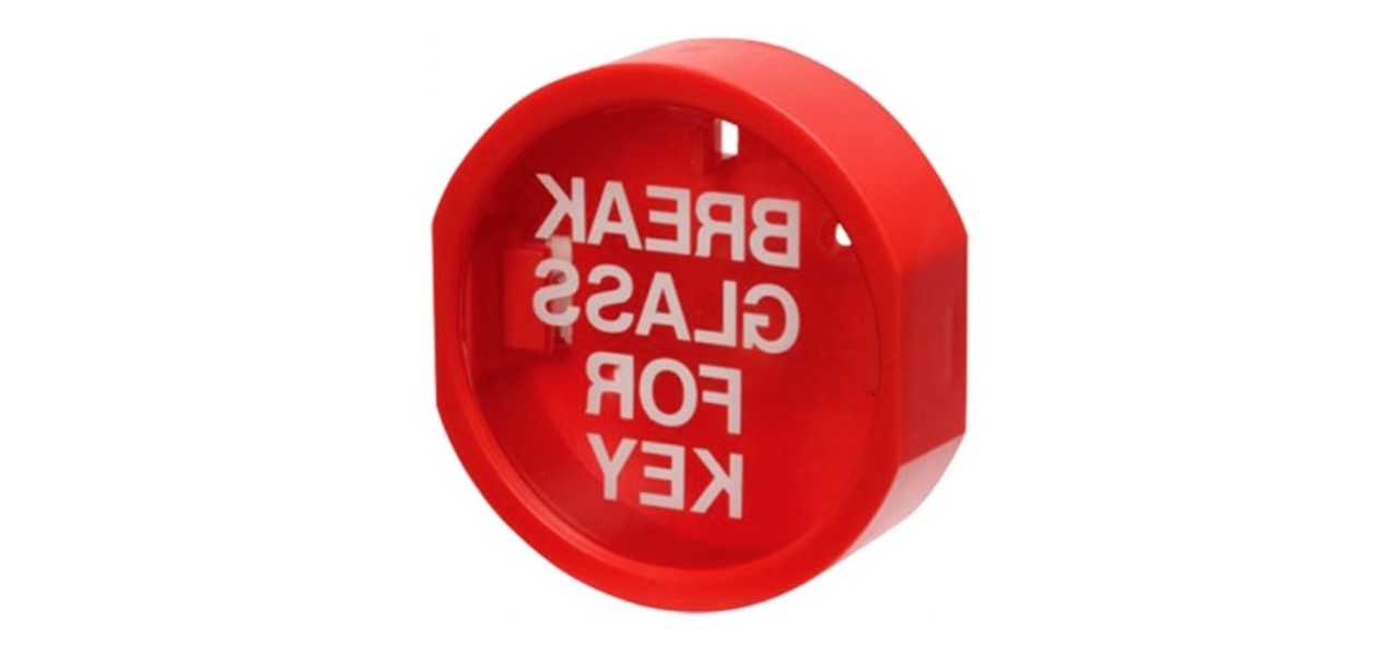 Key Emergency Break Glass for Key to Take Out Spare Key to Open Door ...