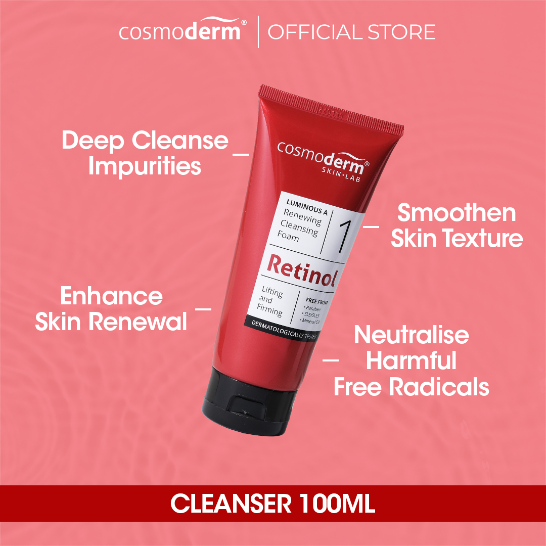 Cosmoderm Luminous A Renewing Cleansing Foam (100ml) | Shopee Malaysia
