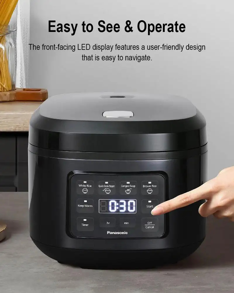 Panasonic 1.8L Microcomputer Rice Cooker | SR-DA182KSK SR-DA182 Baby ...