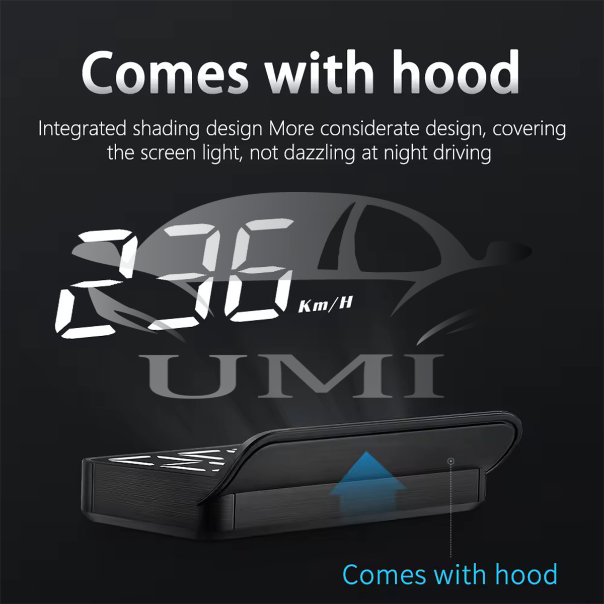 Car Windshield Reflective Head Up Display OBD Meter Display Speed ...
