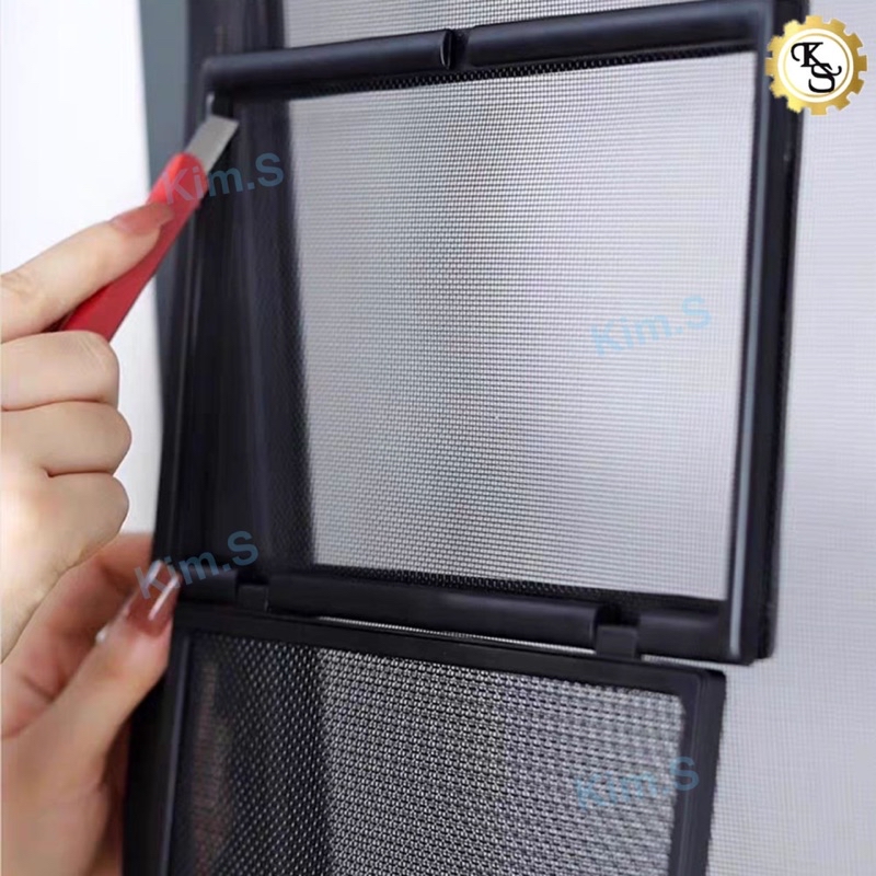 Kim.S DIY Frame Mosquito Netting Black Frame Mosquito Netting ...