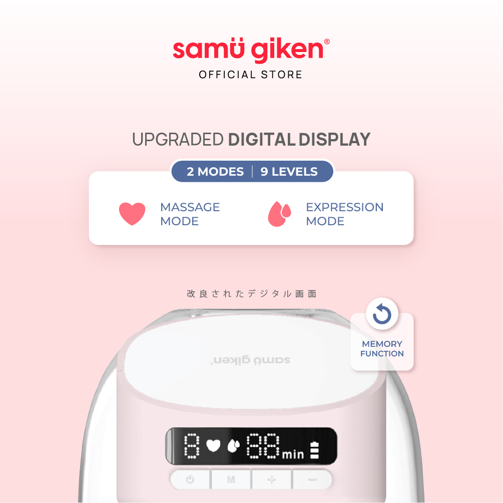 Samu Giken Pam Susu Tanpa Tangan | Wearable/Hands free Breast Pump, Model: BPS10+(PK) | Shopee ...