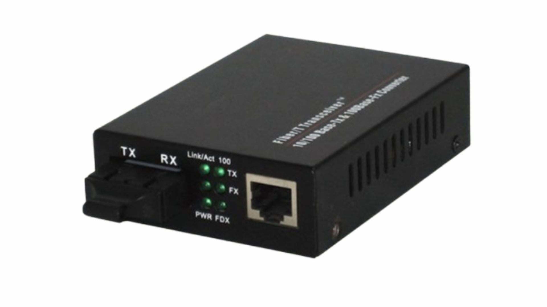 Fiber Media Converter Multimode Fiber to RJ45 Cat6 Gigabit Ethernet ...