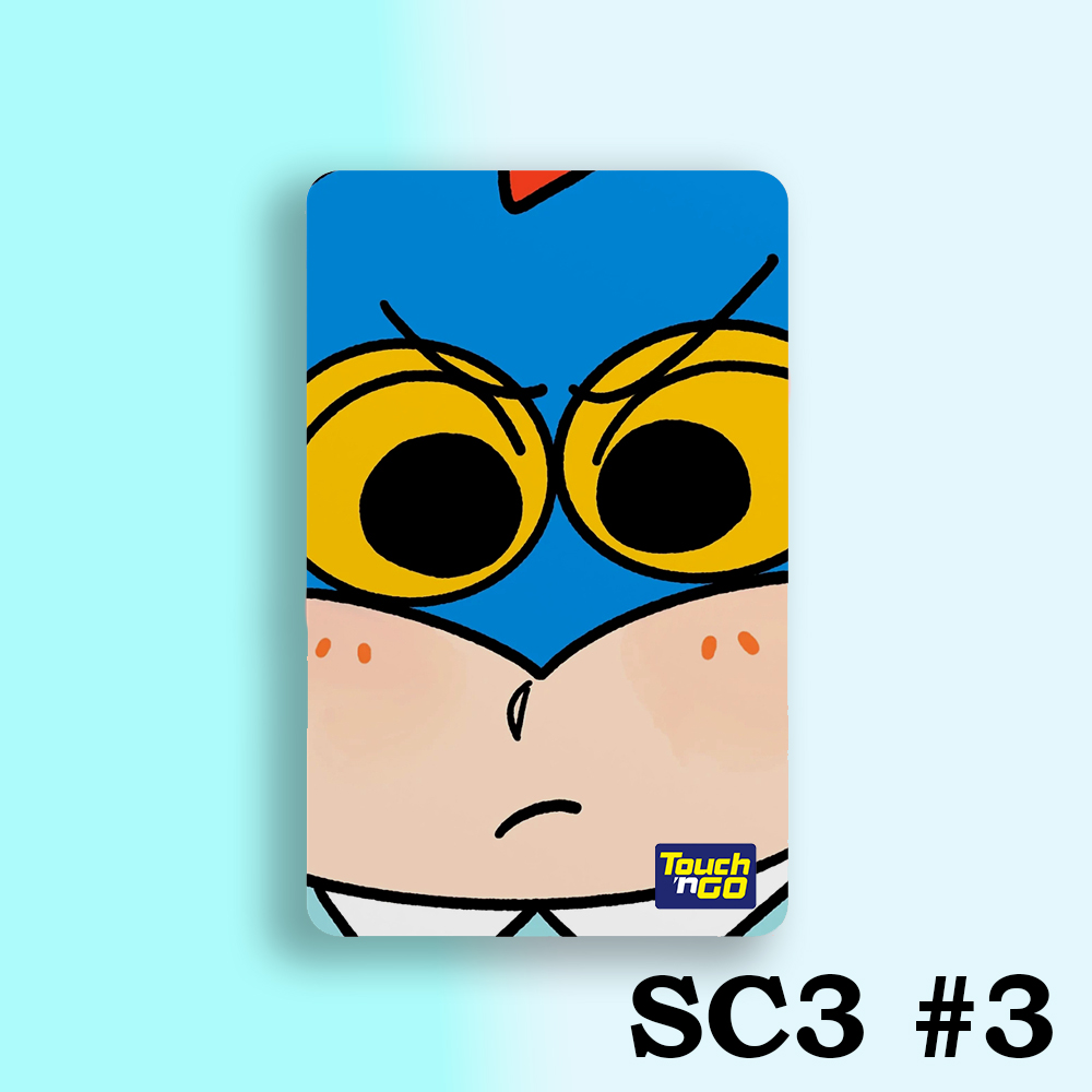 ( SHIN CHAN Series 2 ) Touch n Go Card Sticker Cover TNG / MASTER / VISA / CREDIT/ DEBIT CARD ...