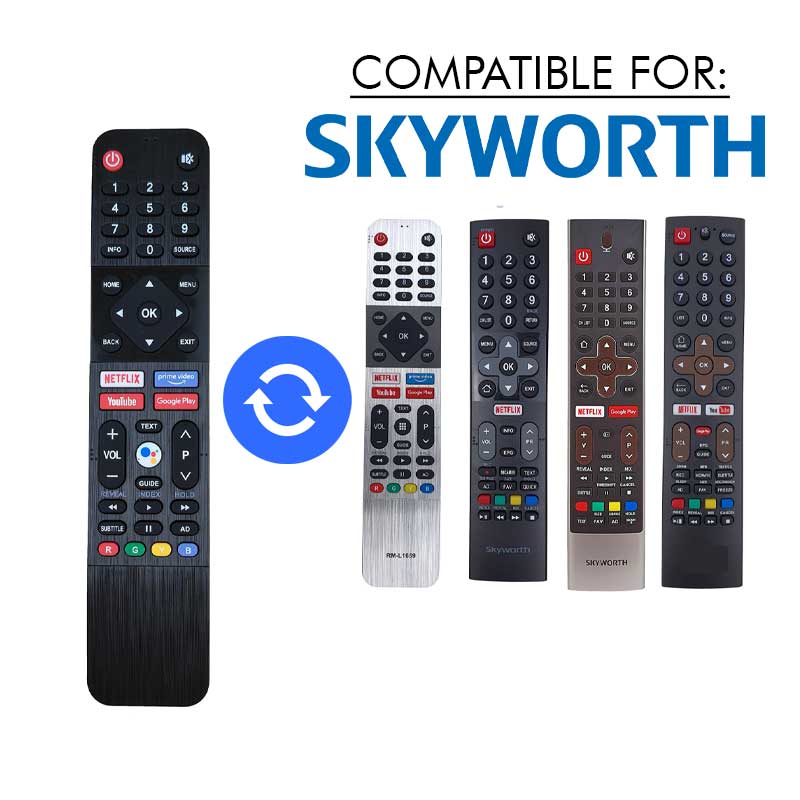 Prism Skyworth Android Smart TV Remote Control Prism+ Skyworth ...