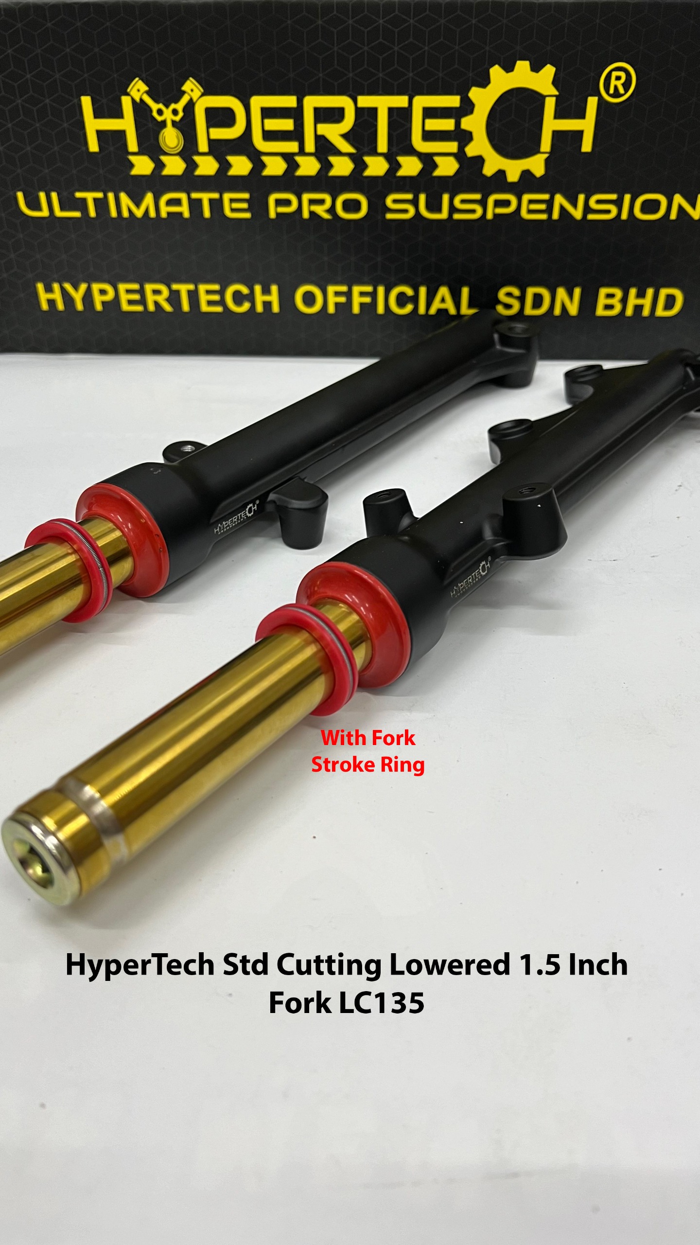 Hypertech Ultimate Std Cutting Fork lowered 1.5 inch for Y15 / Y15ZR ...