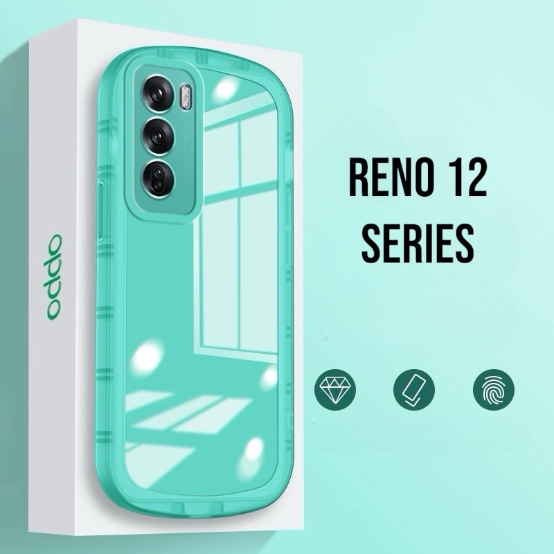 3D Case Oppo Reno 12 Pro 5G Reno 12 5G Case Transparent Full Protection ...