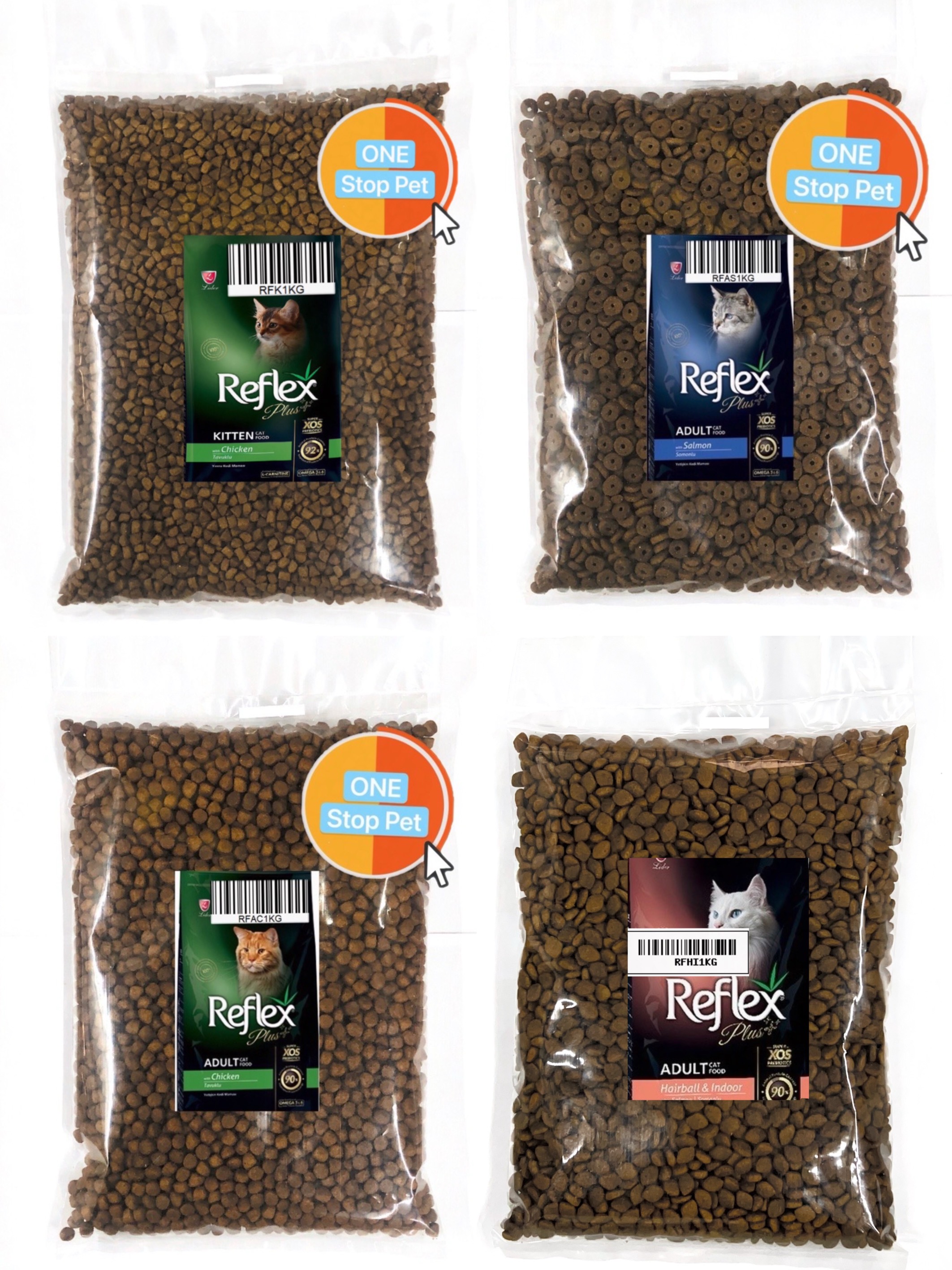 Reflex Plus Cat Food 1kg - Repack | Shopee Malaysia