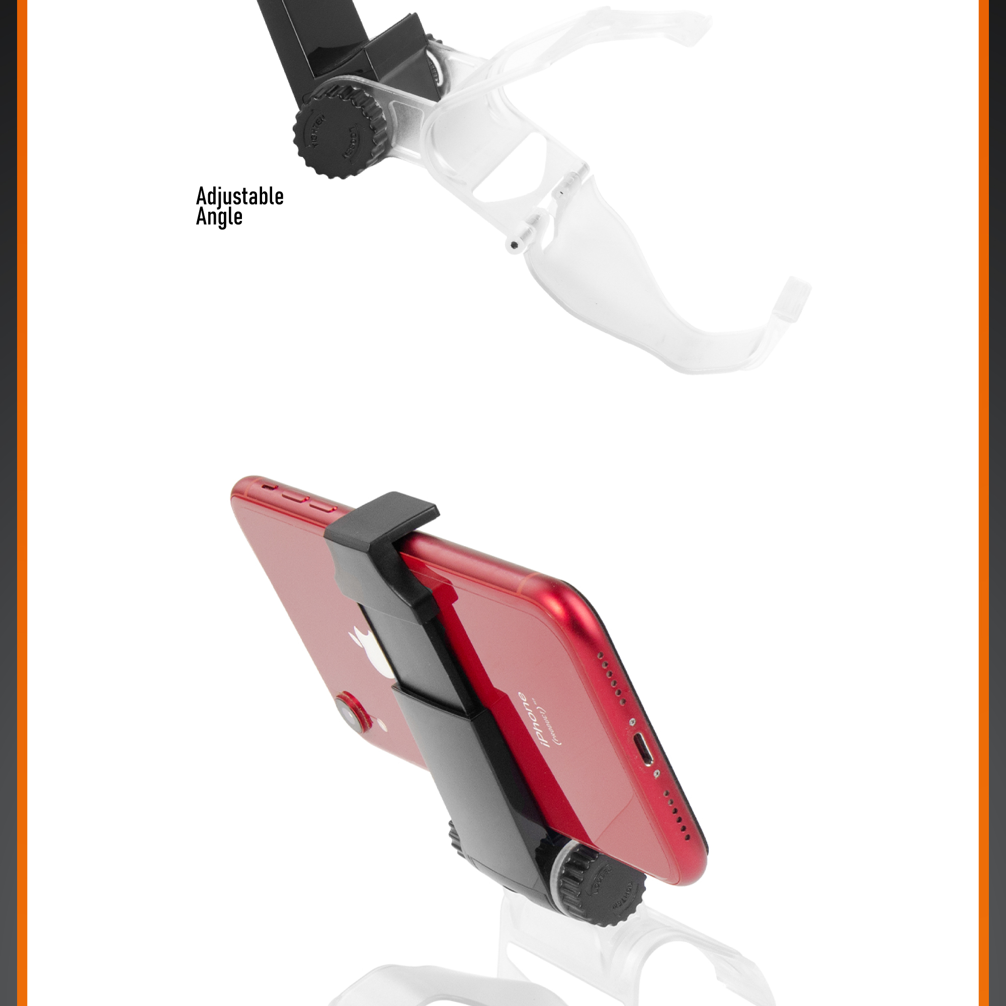 DOBE PS4 Controller Mobile Phone Holder Phone Controller Clamp Clip ...