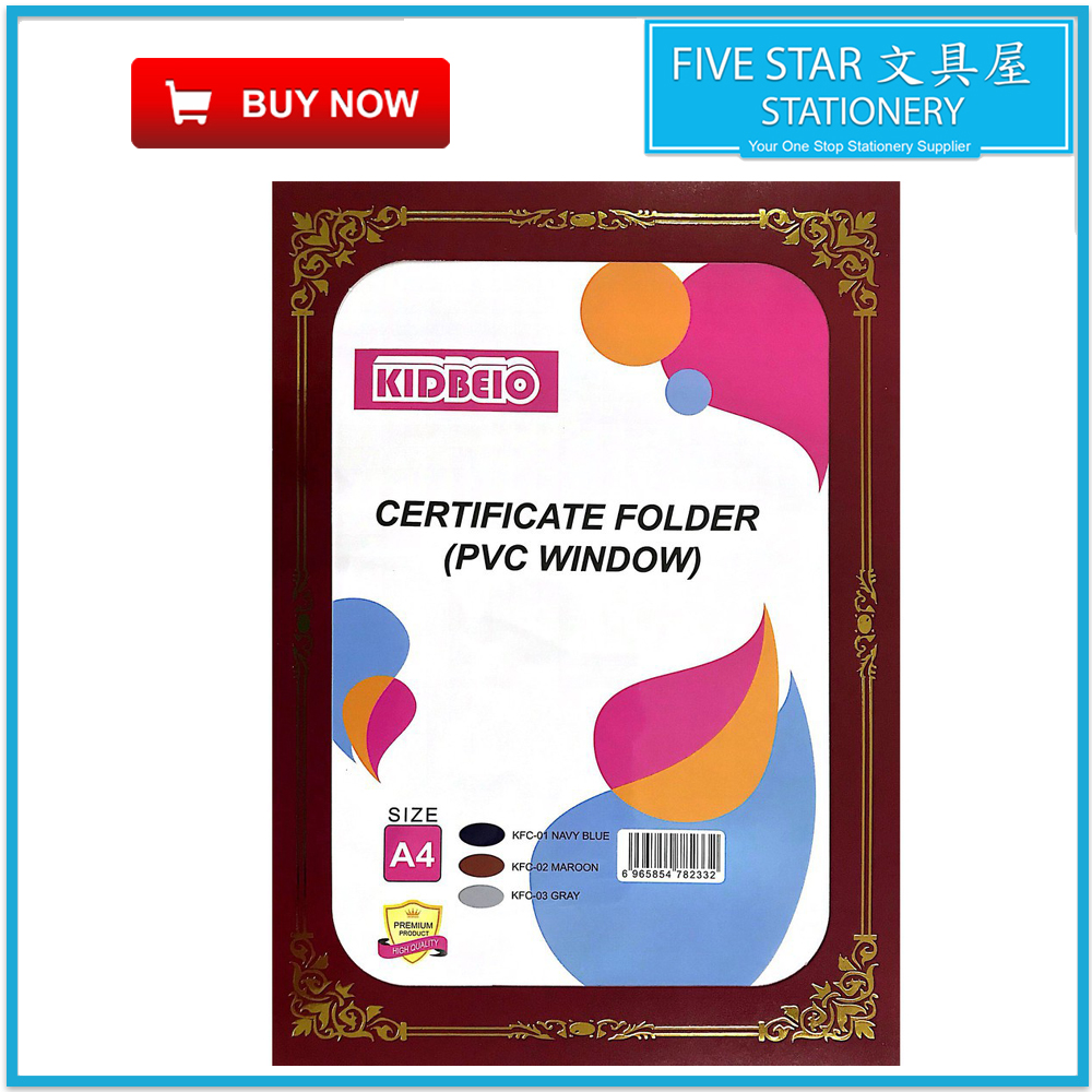 fivestar2u Certificate Folder Sijil Holder PVC Window Graduate ...