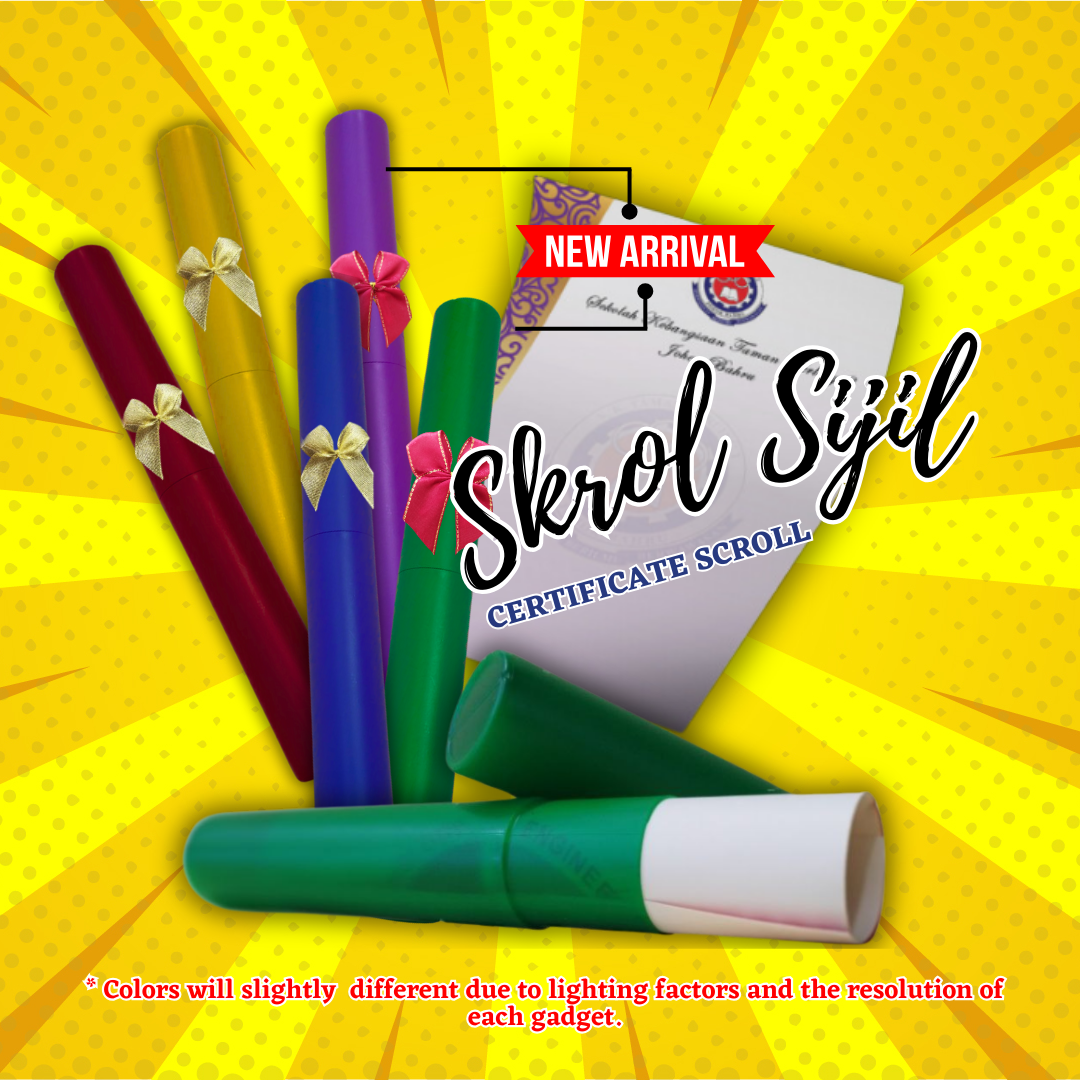 SKROL SIJIL / CERTIFICATE SCROLL /PLASTIC CERTIFICATE HOLDER FOR ...