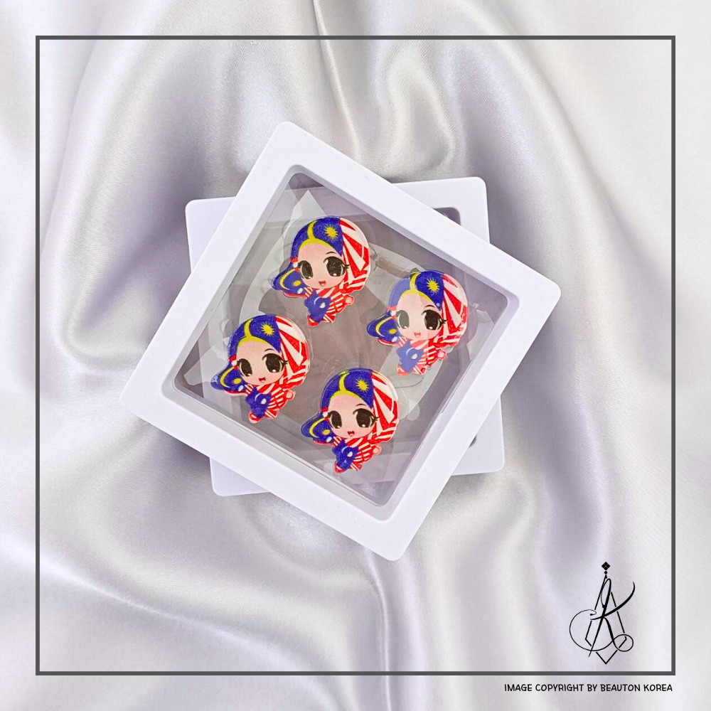 Baby Brooch Pin Tudung Bendera Malaysia Brooch Bunga Merdeka Kerongsang ...