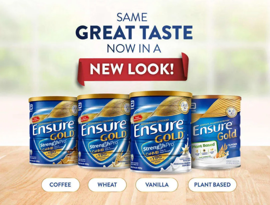 Ensure Gold Vanilla Adult Milk Powder 800g | Shopee Malaysia