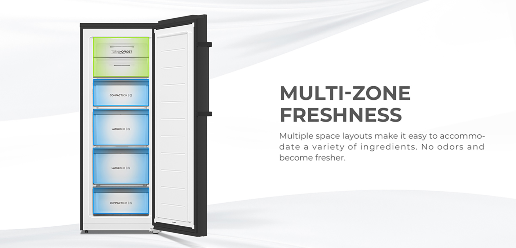 Haier 1 Door Frost Free Upright Freezer with Digital Temperature ...