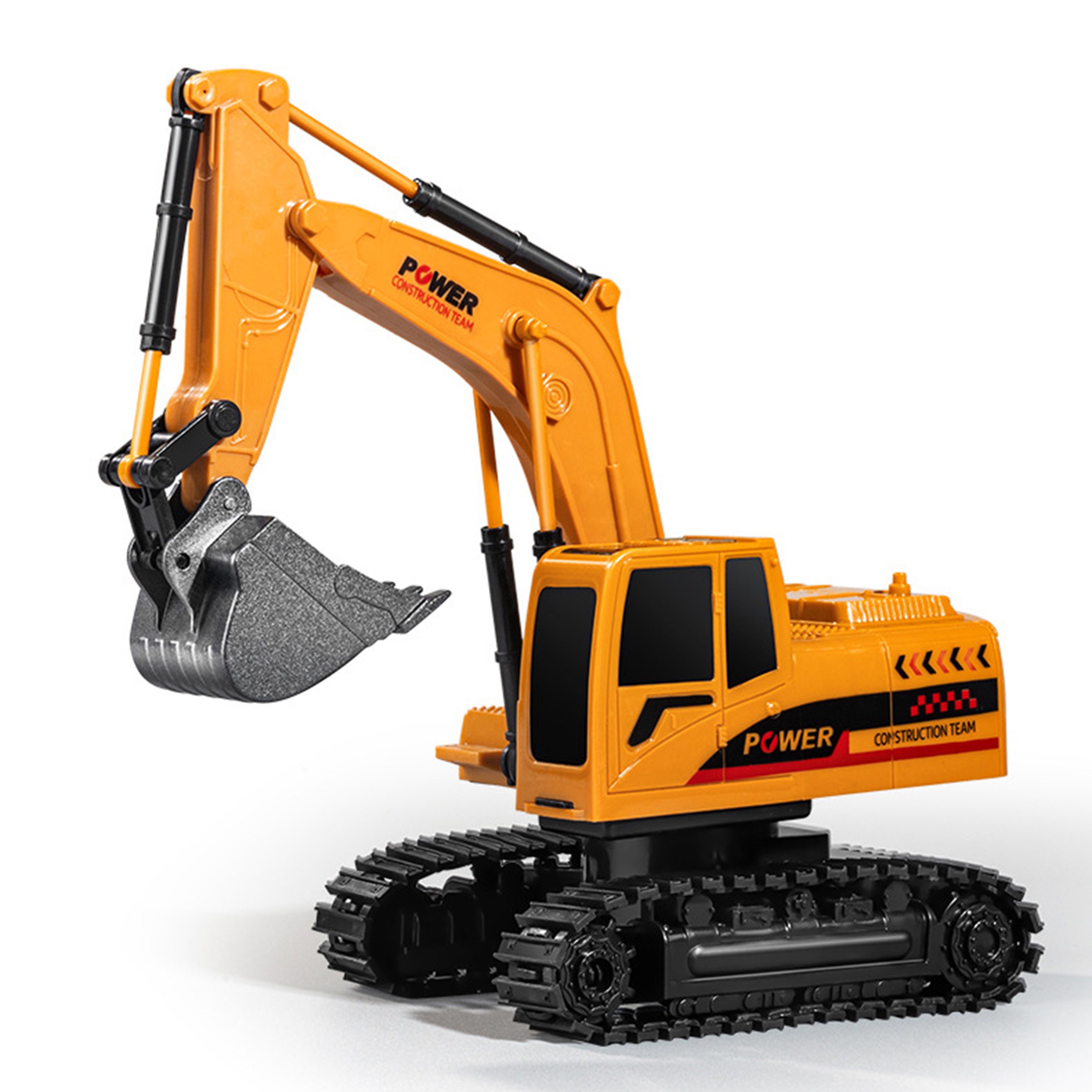 (Kepala Besi) 4GL 6 CHANNEL Die Cast RC Excavator Remote Control Car ...