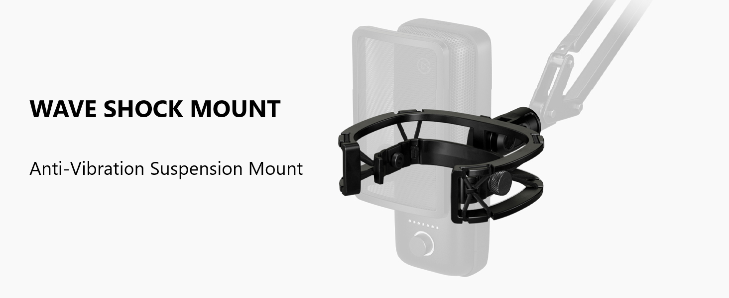 Corsair Elgato Wave Shock Mount Anti-Vibration Suspension Mount for ...