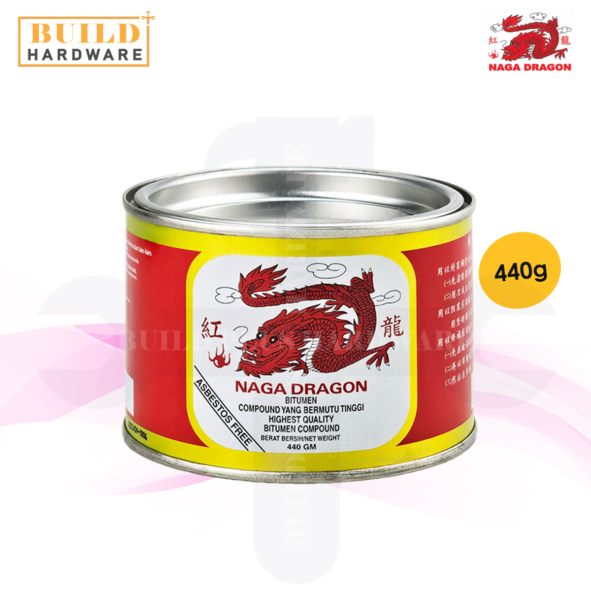 NAGA DRAGON Sealing Compound 300g / 440g / 2.5kg Bituminous Compound ...