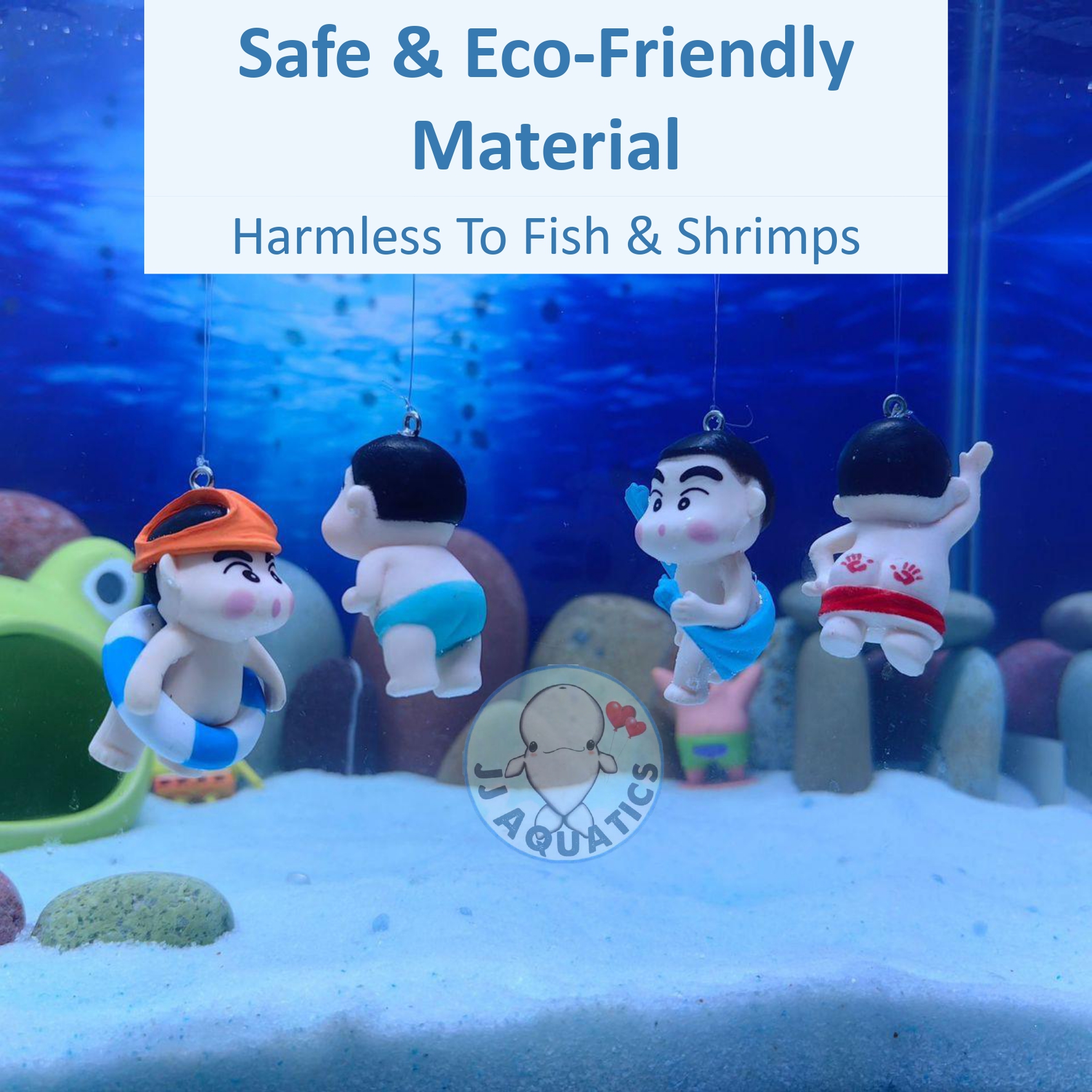 🔥Ready Stock🔥Floating Decoration Aquarium Crayon Sin Chan Sinchan Cute ...