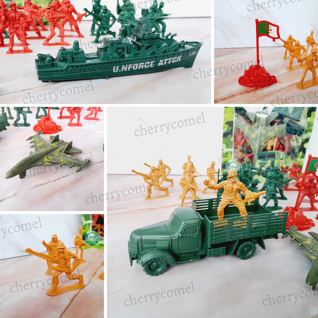35 Pcs Set Military Army Toys Mainan Askar Soldier Combat War Toy ...