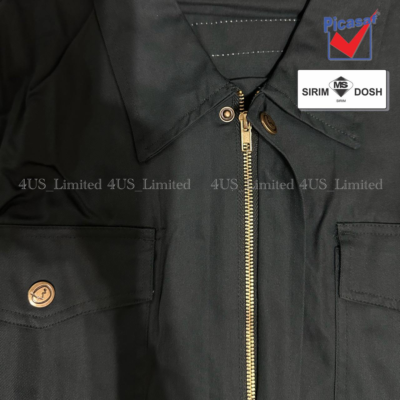 PICASAFE FIRE RETARDANT COVERALL FRC (SIRIM) -PPE SAFETY COVERALL(FRC ...